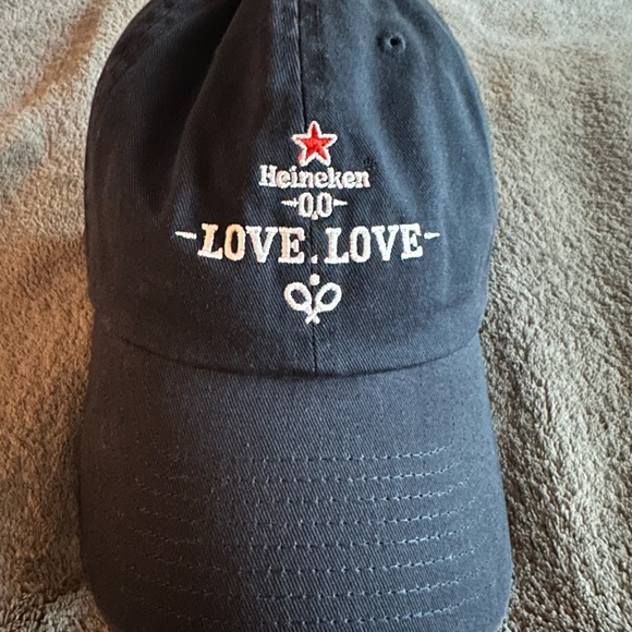 Accessories | Heineken Navy Love Love Cap | Poshmark